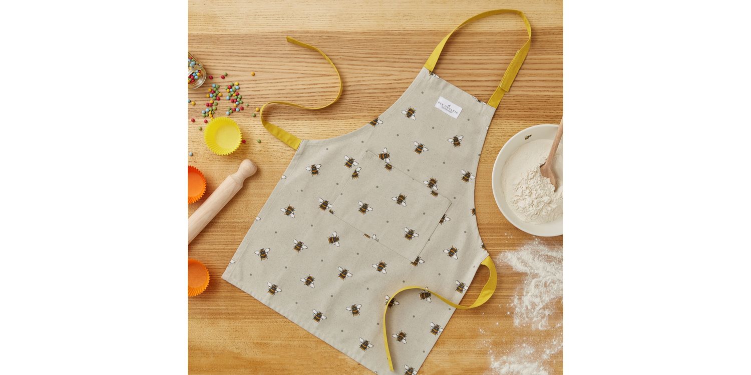 Cooksmart Childrens Apron Bumble Bees only £7.00