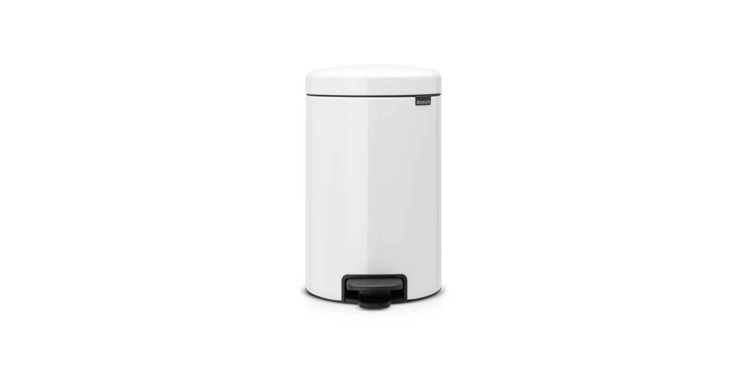 Brabantia New Icon Pedal Bin 12 litre White only £47.95